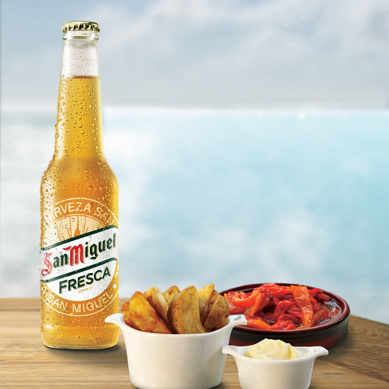 San Miguel Fresca Bottles. 24 pack